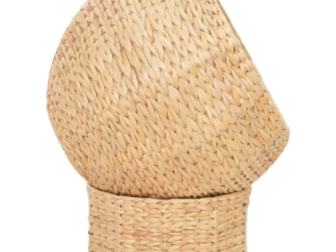 Kattekurv i søgræs - naturfarvet kattehule med hynde, H 45 cm ...