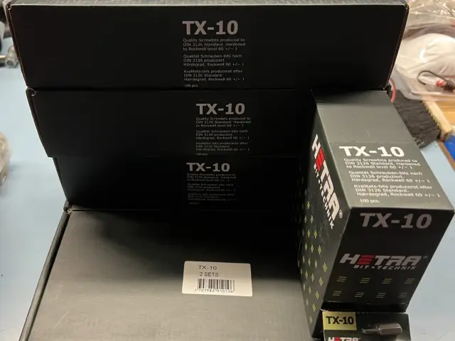 Torx Bits TX10, der er 450 stk. ialt. | Christiansfeld - GulogGratis.dk