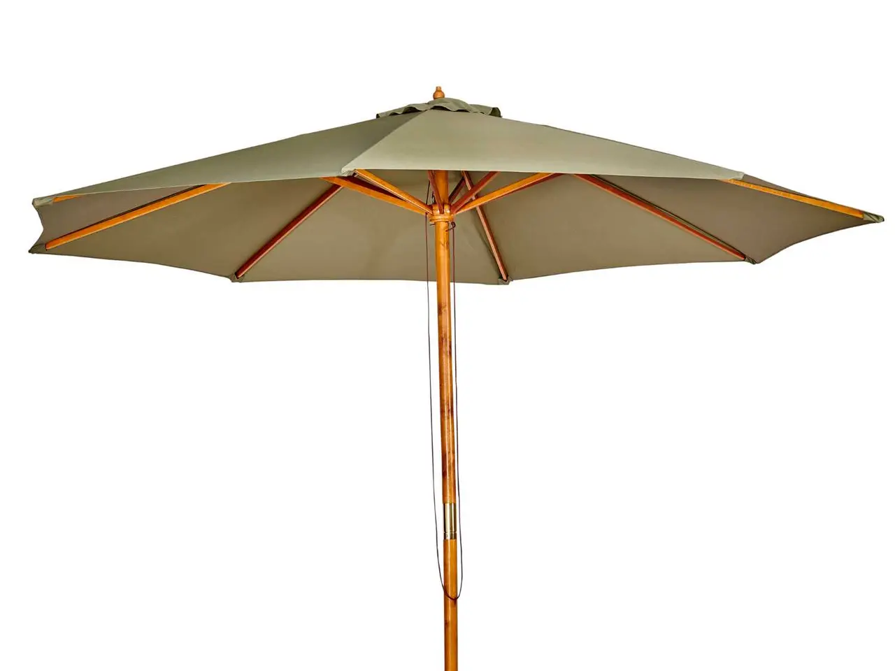 Casa parasol ø 300 x 260 cm træ grøn(ubrugt) | Hasselager - GulogGratis.dk