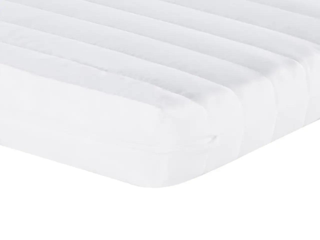 Skummadras 90×190 cm - 7 zoner, hårdhed 20 ILD, hvid - GulogGratis.dk