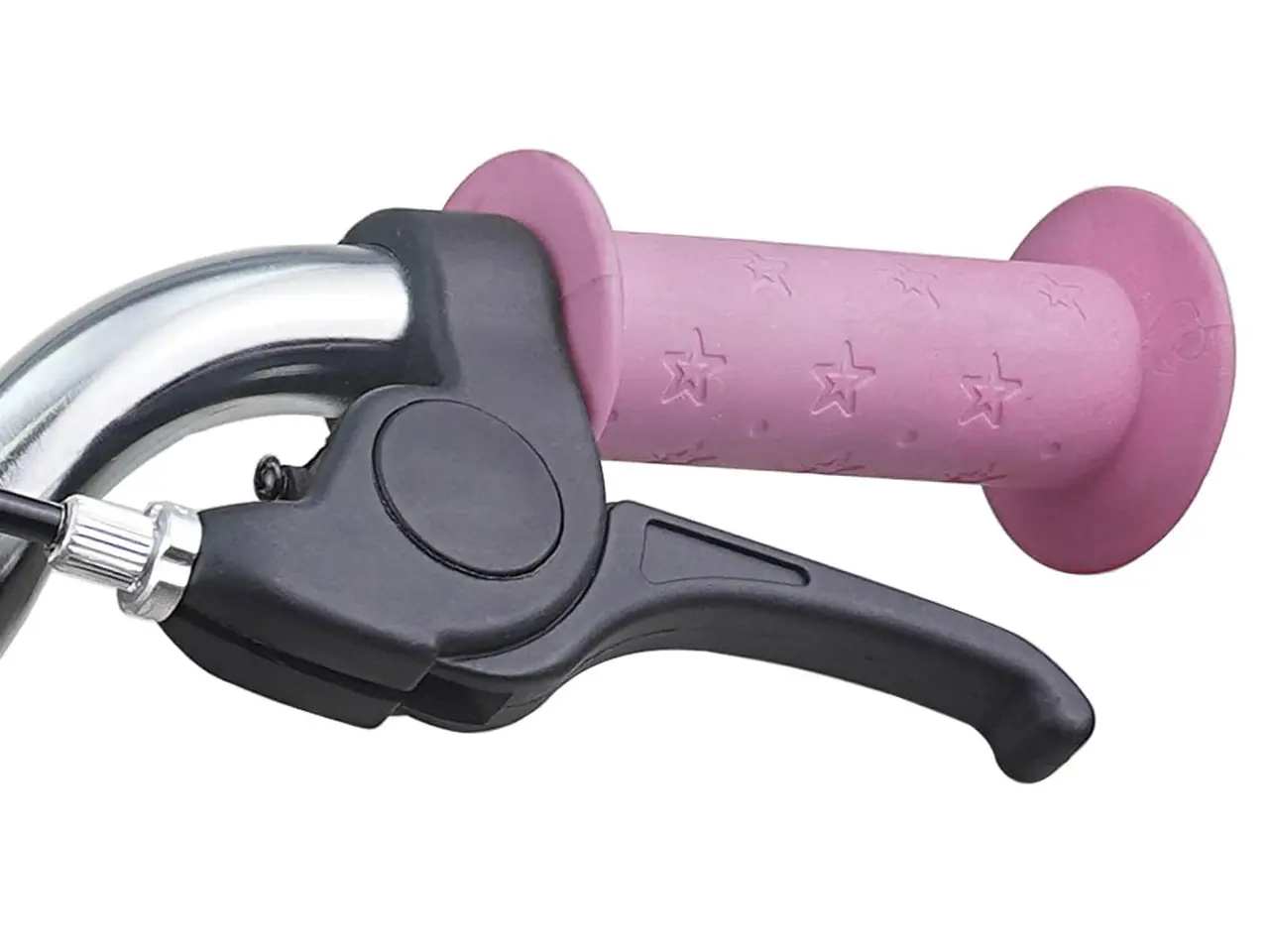 Børnecykel 14" - justerbar cykel til 3-5 år, lys pink - GulogGratis.dk