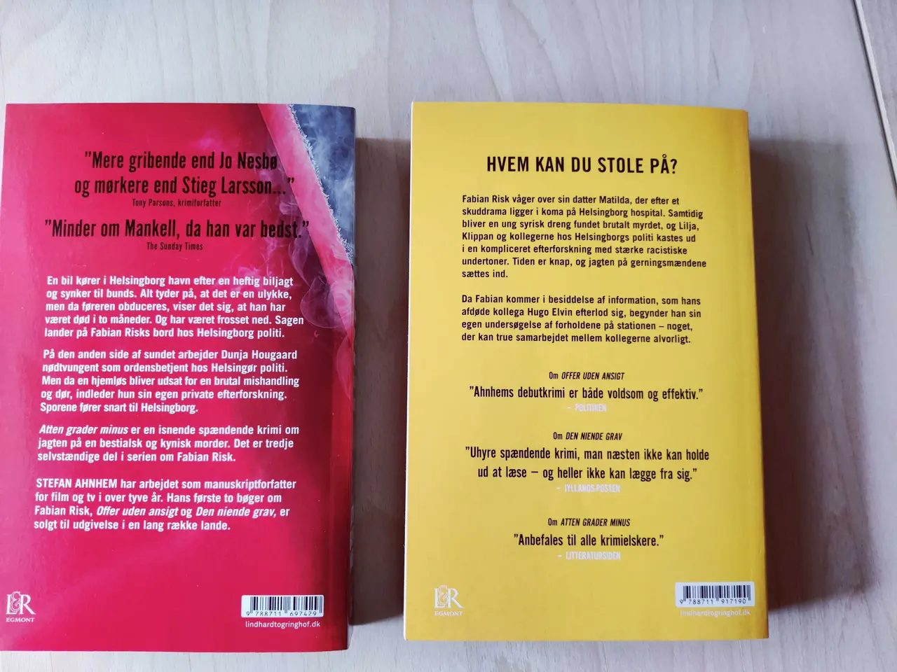 Krimier - Stefan Ahnhem og Inger Wolf | Svenstrup J - GulogGratis.dk