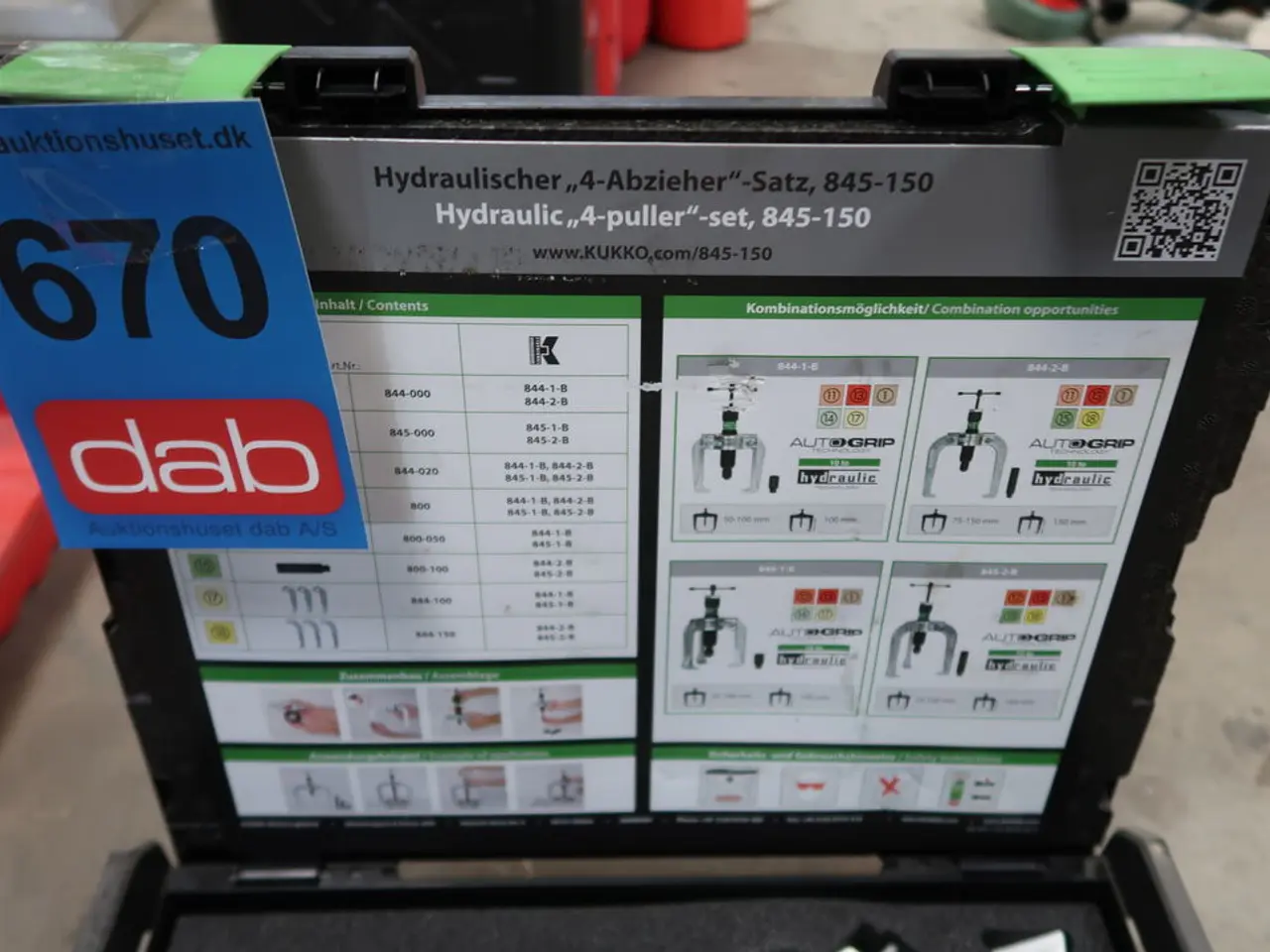 Kukko Hydraulic 4-puller-set 845-150 | Grenaa - GulogGratis.dk